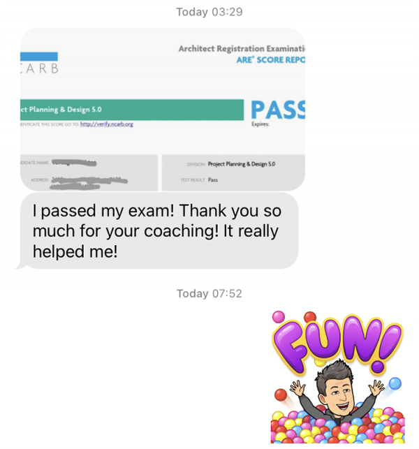 Success Stories – Architect Exam Prep